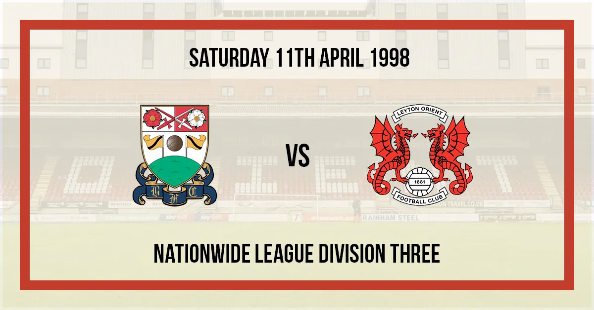 1997/98 Barnet v Leyton Orient Nationwide League Division Three