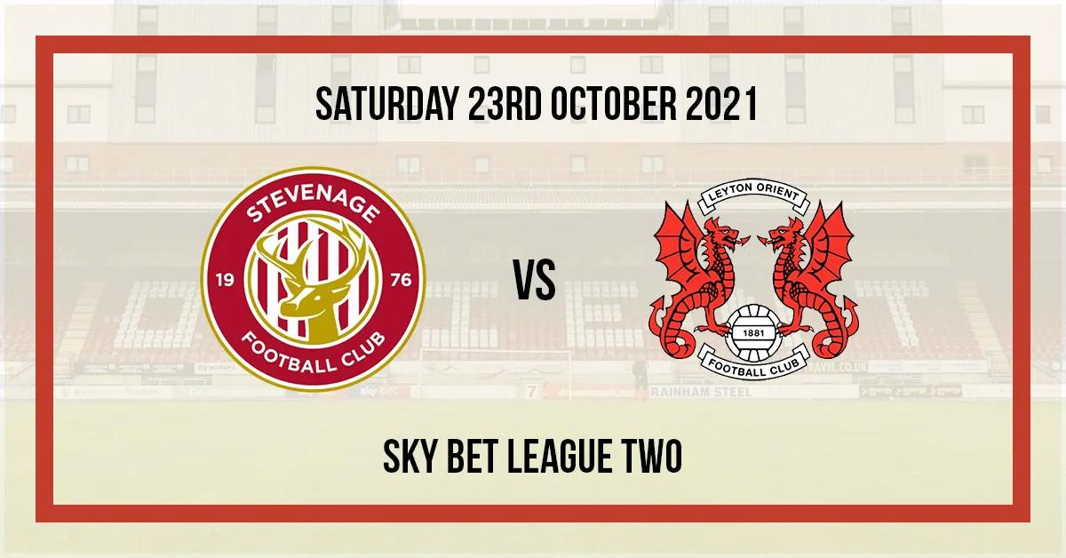 2021/22 Stevenage v Leyton Orient Sky Bet League Two - The O's Zone